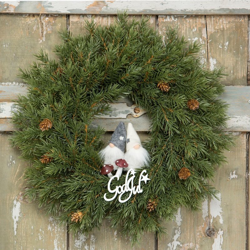 Krans Gran med kottar 35cm - Kransar