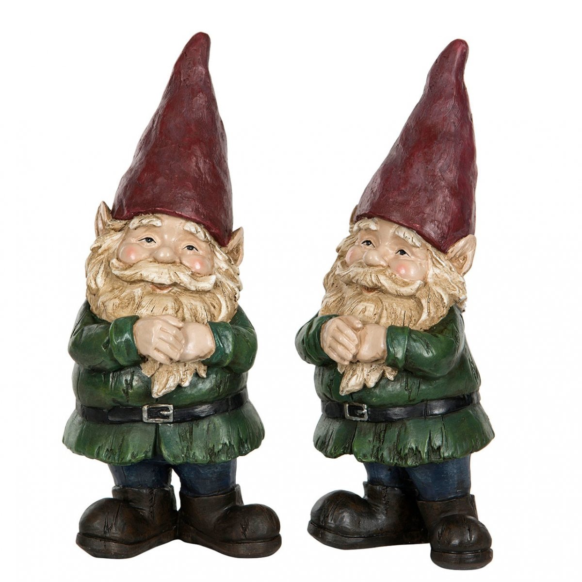 Hustomte Mörkröd 13x12x29cm - Tomte / Djur / Figurer