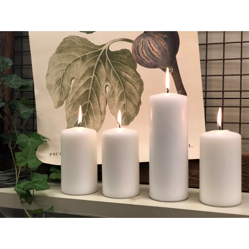Blockljus 68x180mm Vit - Blockljus - Ljus & Doft