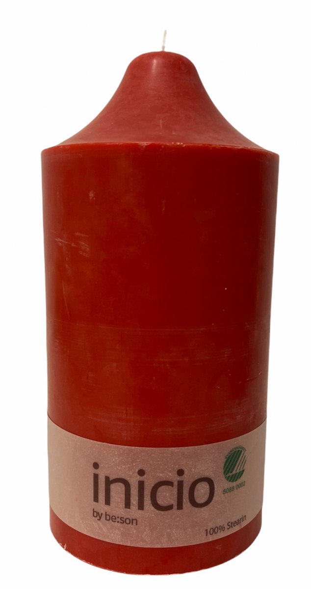 Blockljus 10x20cm Röd - Blockljus - Ljus & Doft