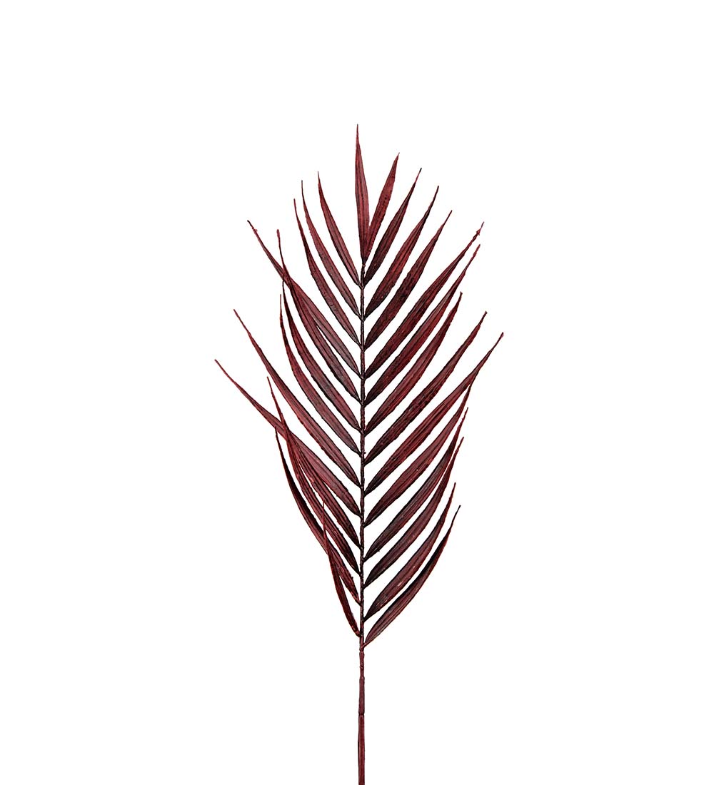 Palmblad Burgundy 90cm, Konstgjord